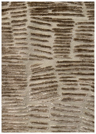 Luxury designer rug with raised silk design – Kush Rugs