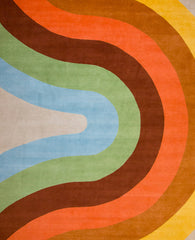 Mid Century | Curve Funk rug – Kush Rugs