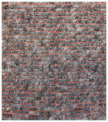 Lines Rust & Grey rugs Portland – Kush Rugs